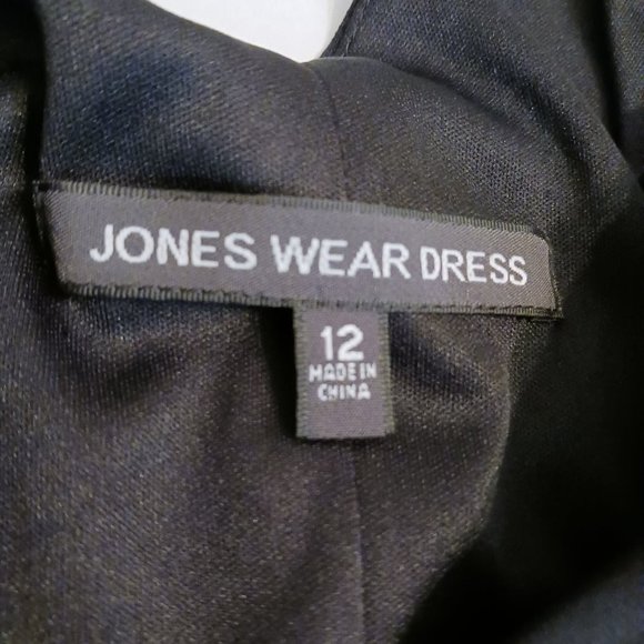 Jones Wear | Dresses | Jones Wear Dress Black 2 Nwt | Poshmark